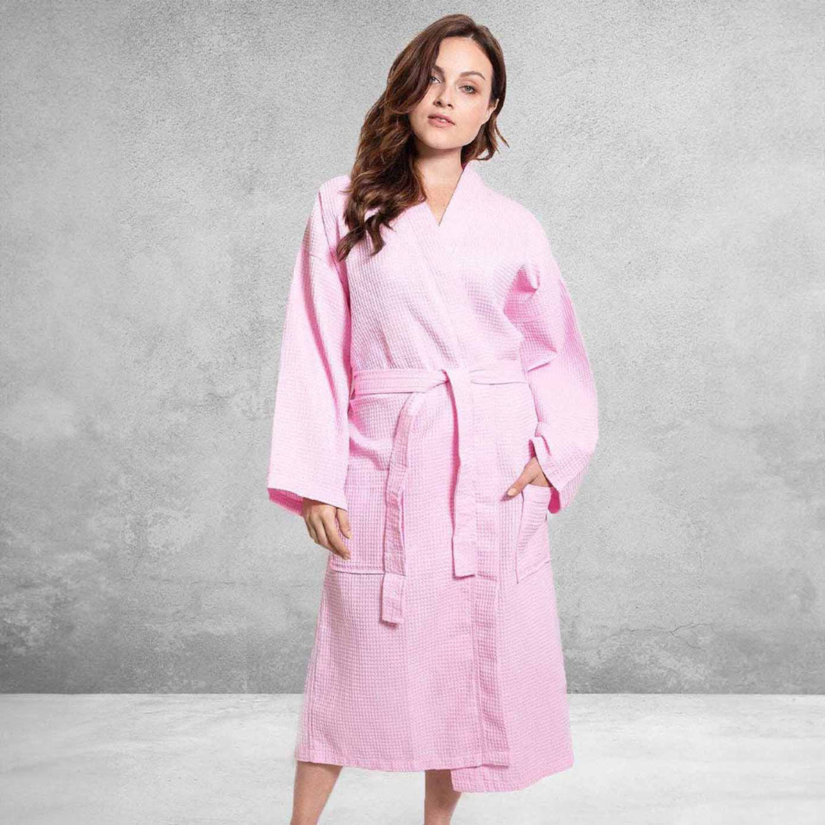 Pink Bathrobe Women's - Light Pink Robe | RobesNmore
