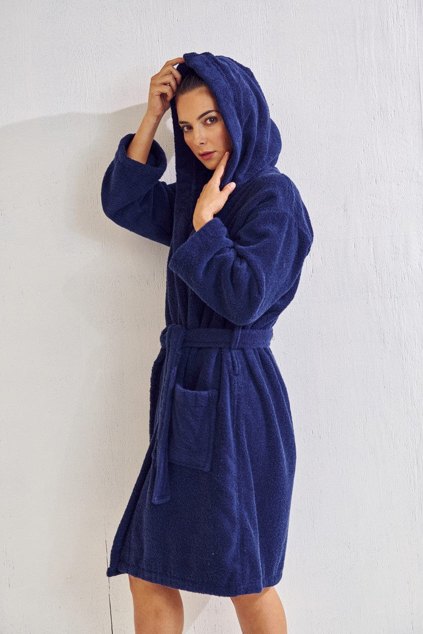 Navy Blue Robe - Bathrobe For Women | RobesNmore